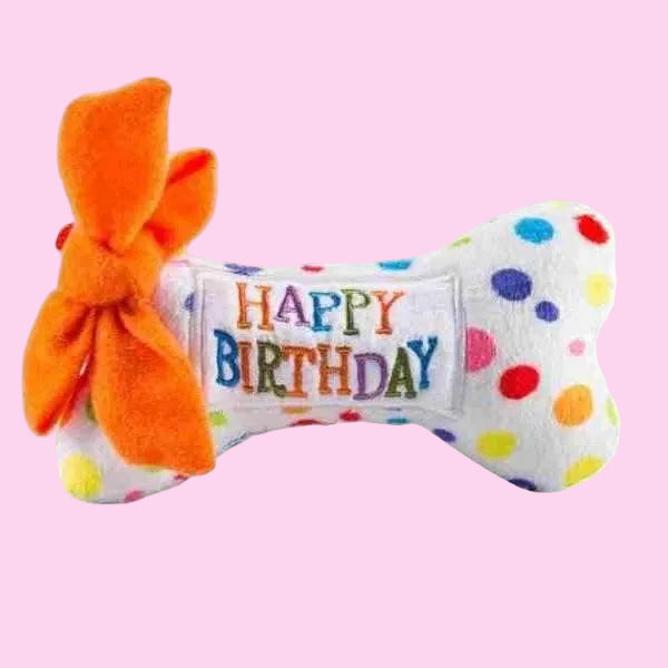 Happy Birthday Bone Toy – Love A Greyhound Inc
